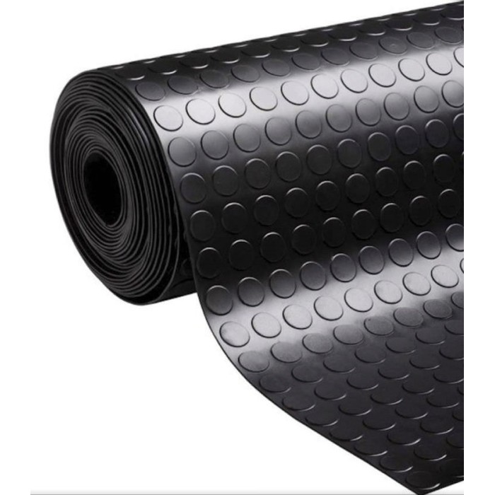 TOUGH SHIELD RUBBER STUDDED MAT BLACK @ www.mqsupplies.com