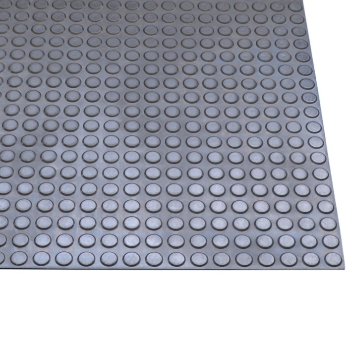 TOUGH SHIELD RUBBER STUDDED MAT BLACK @ www.mqsupplies.com