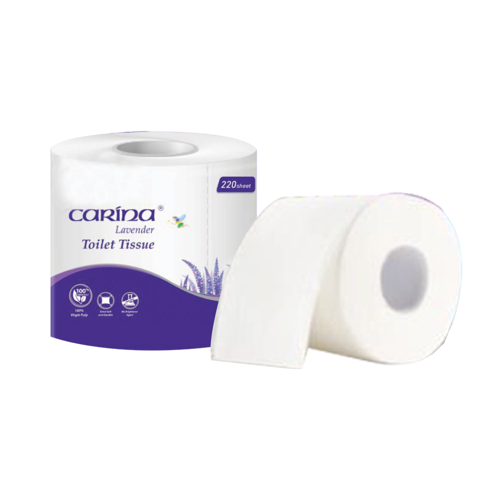 Carina Promo Toilet Roll 3 Ply 205 sheet Individual Wrap 10 roll per ...