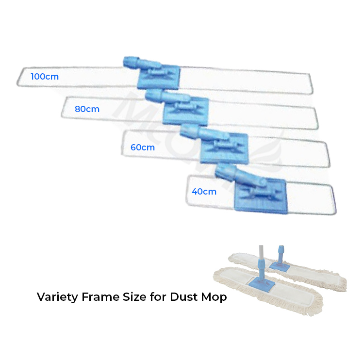 Dust Mop Frame 40cm / 60cm / 80cm /100cm @ www.mqsupplies.com