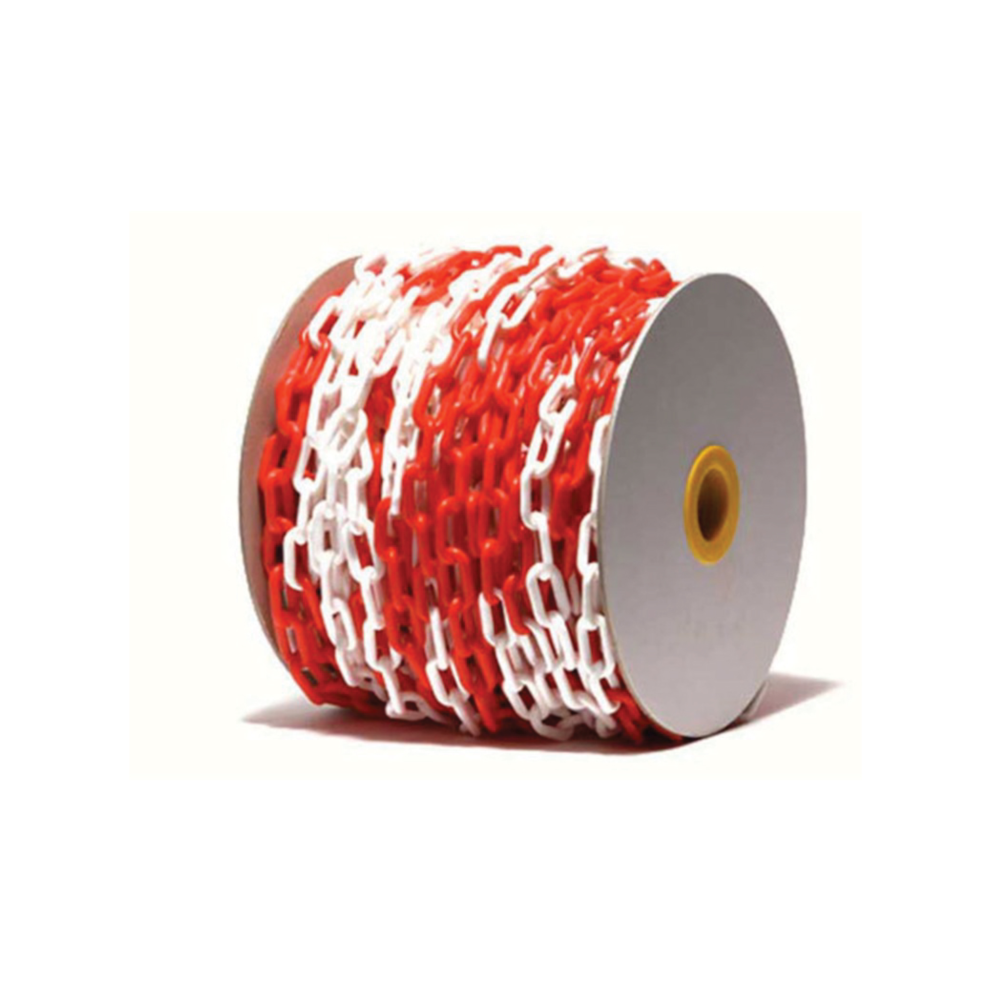Plastic Chain 25m x 6mm (Red & White) @ www.mqsupplies.com